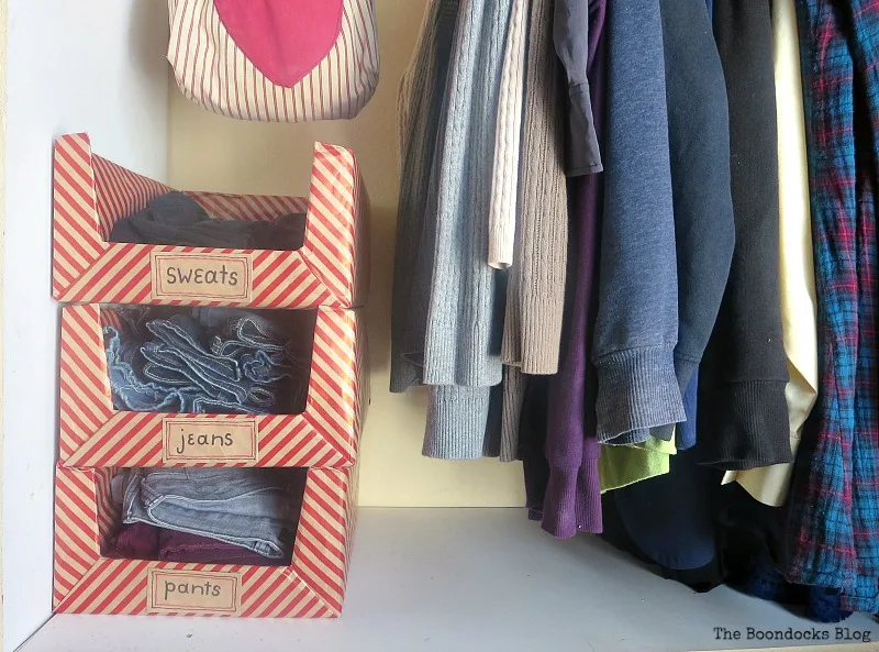 Pretty Boxes for Organizing Clothes in the Closet - Όμορφα Κουτιά για ...