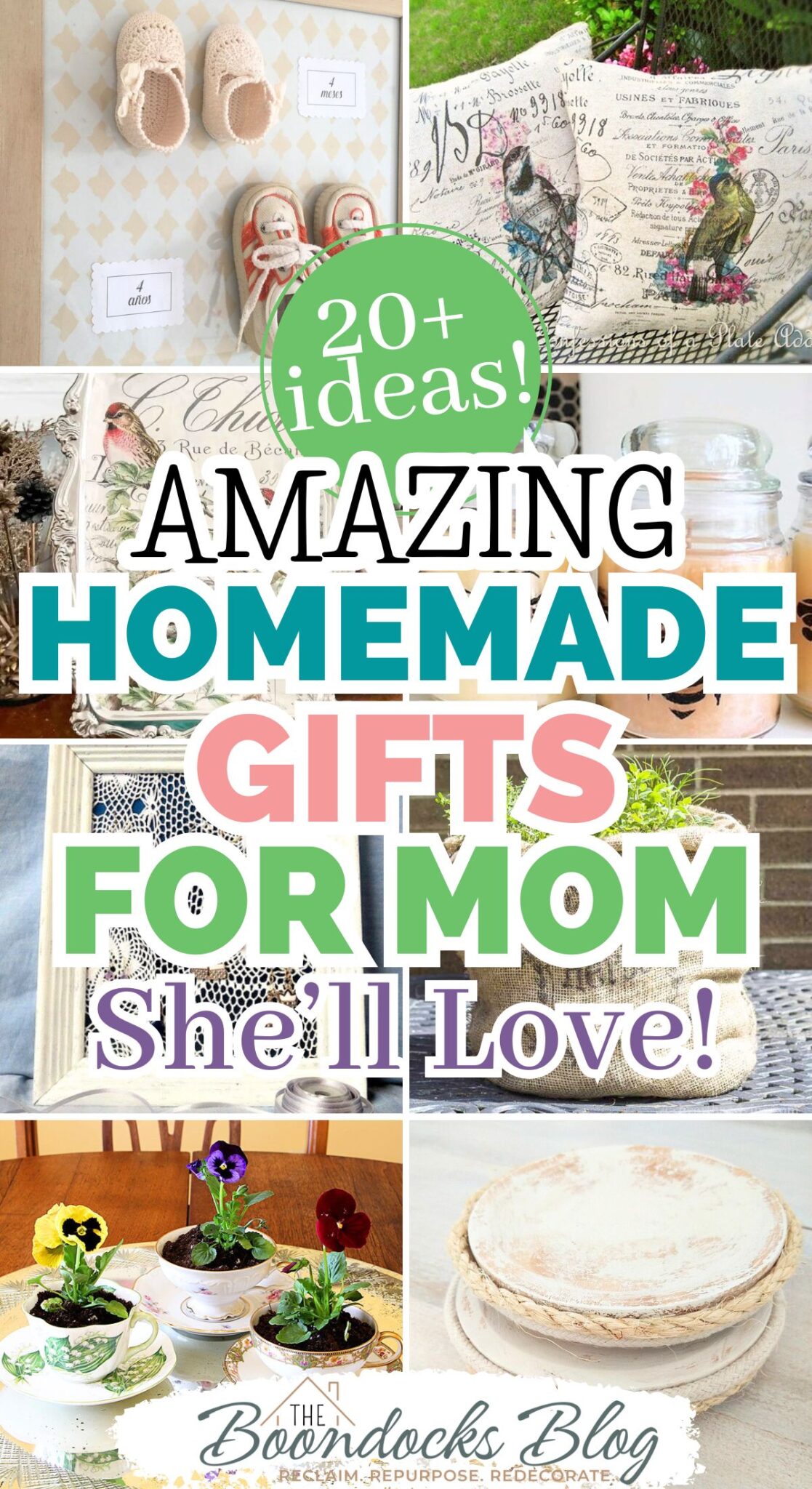 20 Amazing Homemade Gifts for Mom - The Boondocks Blog