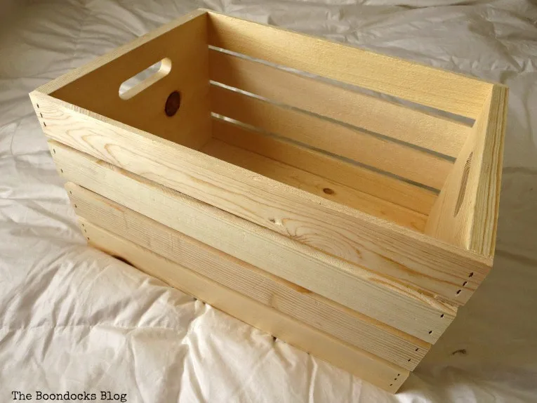 How to Get a Stunning Finish on a Wood Crate With Stain - The Boondocks ...